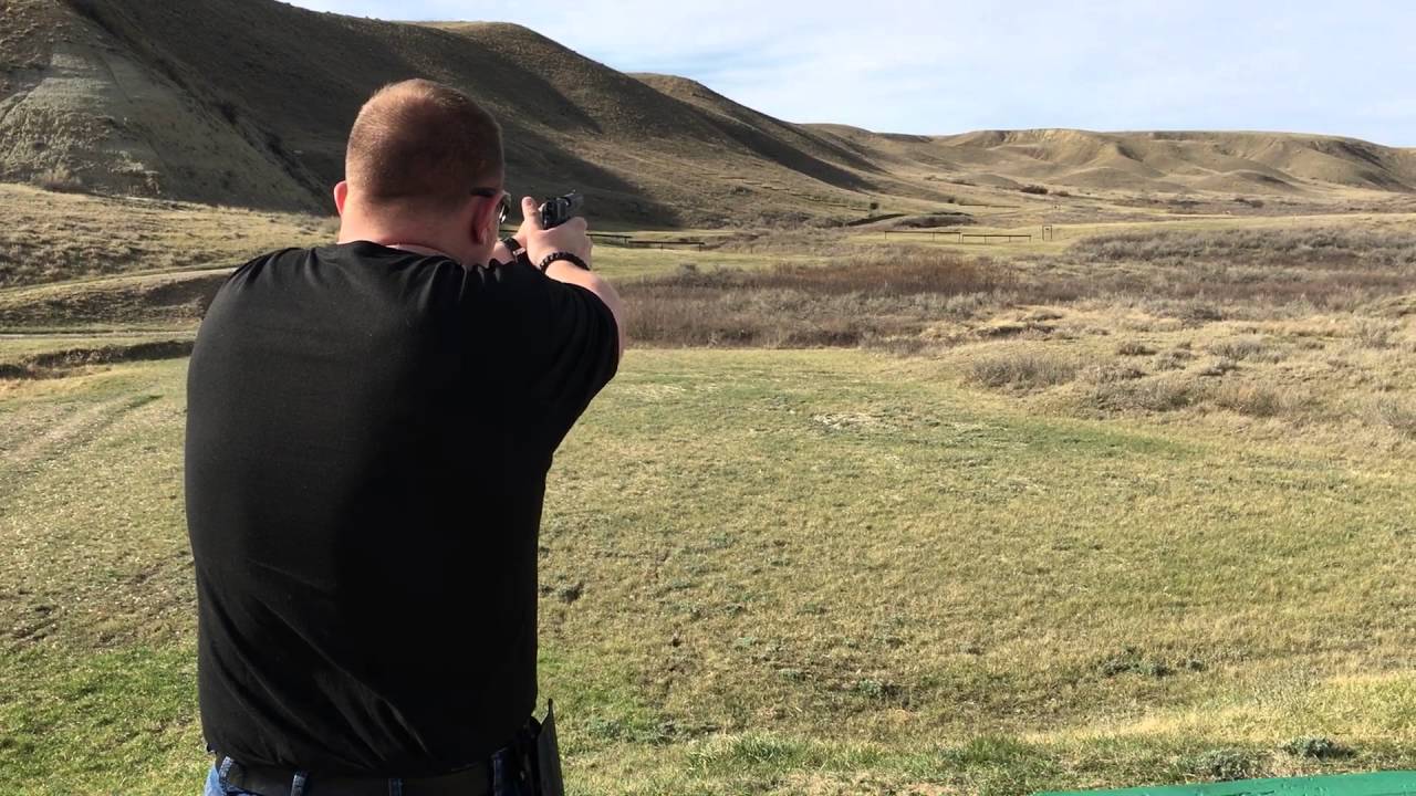 Epic Long Range Fast Handgun Practice - 1911 Shooting 240 Yards - YouTube