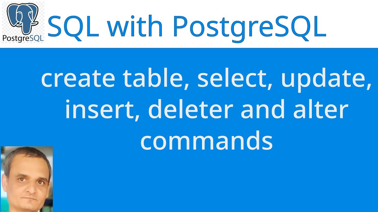 Basics Part 1 Create Select Update Delete Alter Command Youtube