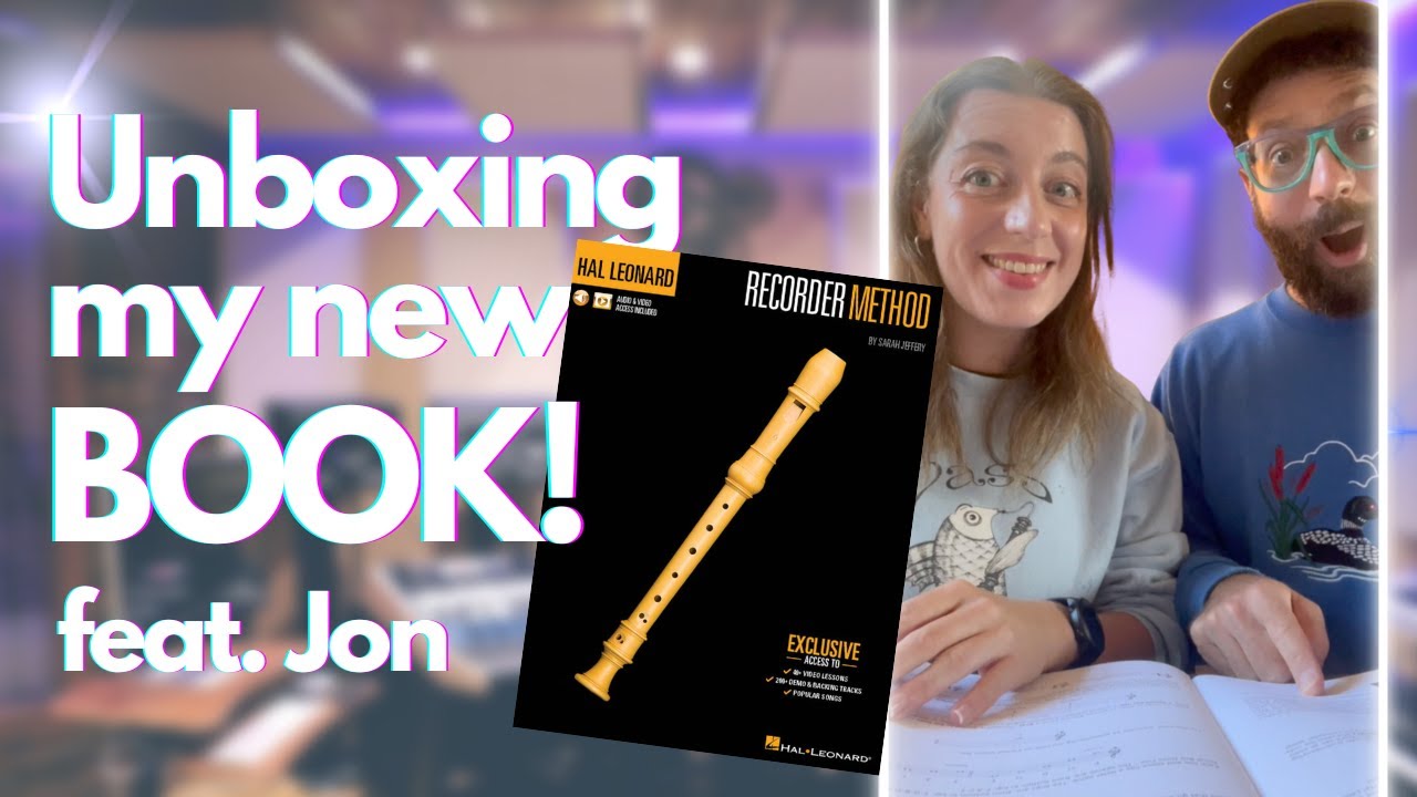 Unboxing my new book: the Hal Leonard Recorder Method! - YouTube