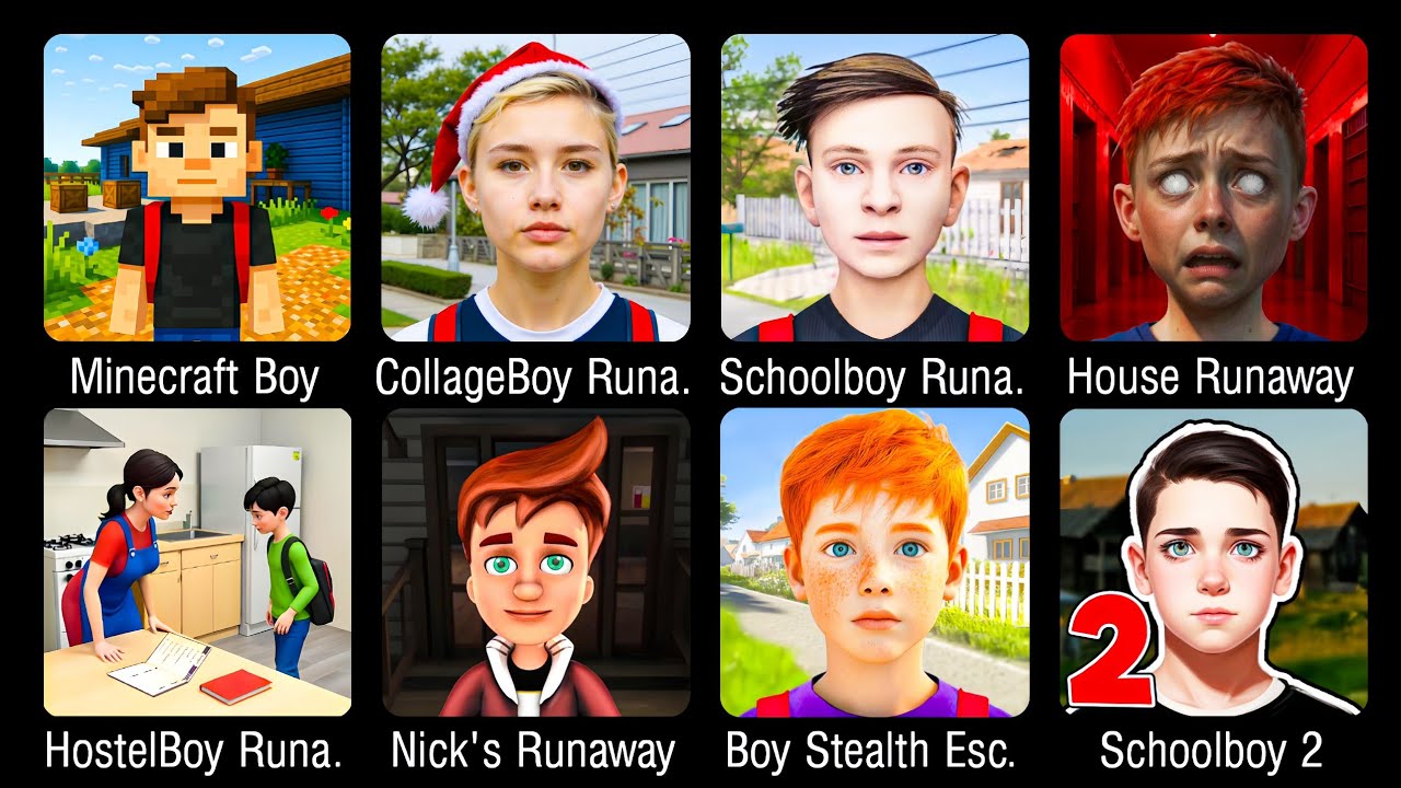 Nick's Runaway, Schoolboy Stealth Barbie, Schoolboy Escape 2: Village ...