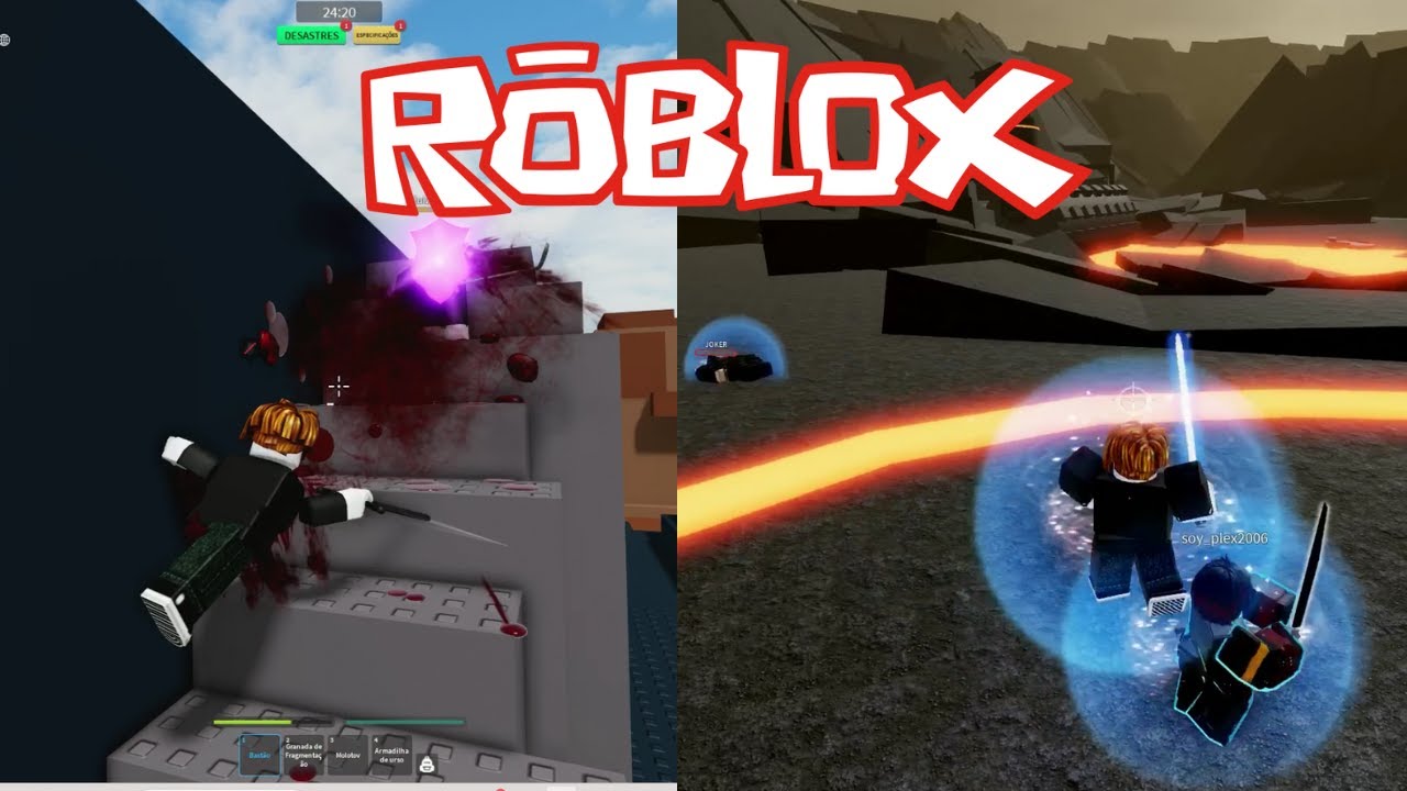 Jogando jogos do ROBLOX pt 1 - gameplay roblox - YouTube