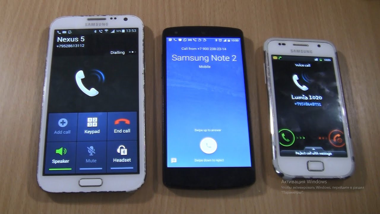 Incoming Call And Outgoing Call At The Same Time Nexus 5 Samsung Galaxy S