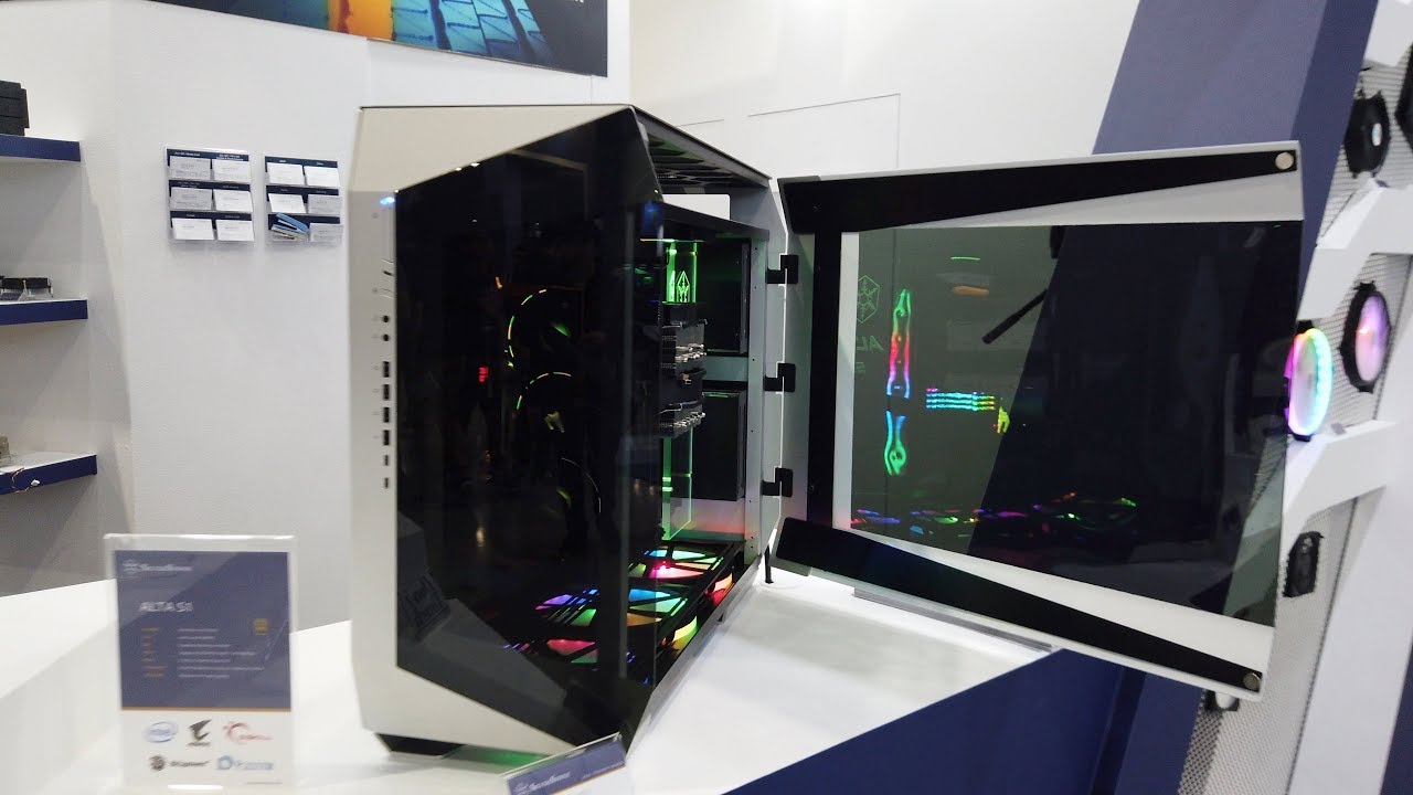 Silverstone Alta S1 Full Tower PC Case with 200mm Fans - Computex 2019 ...