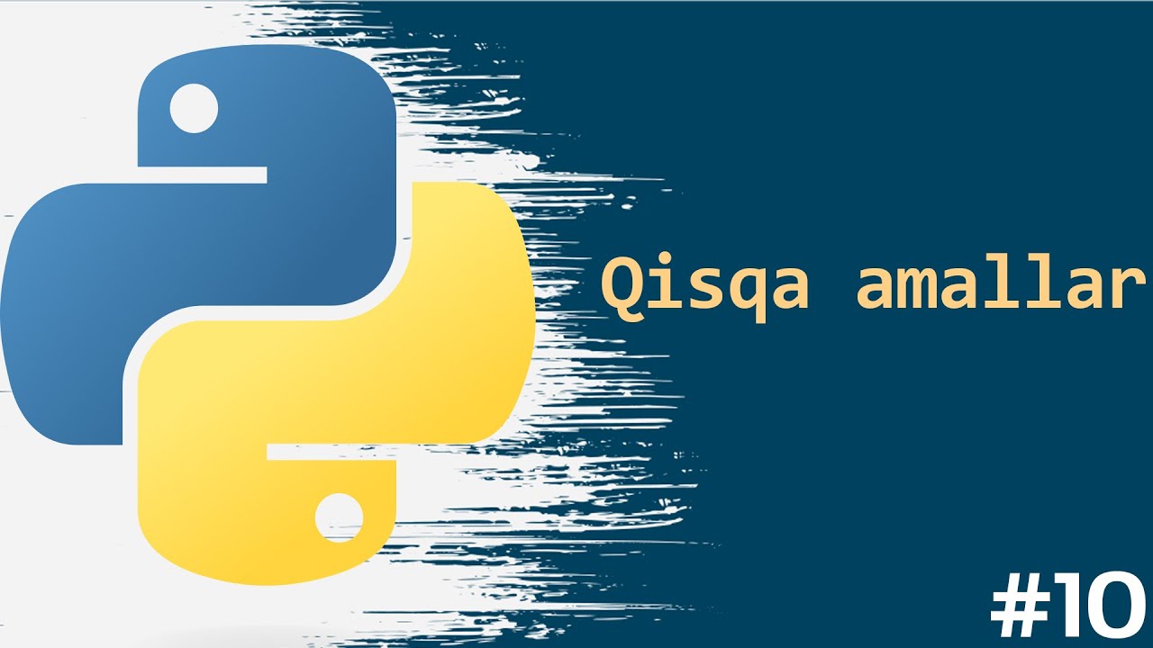 10. Qisqa Amallar (Python VideoDarslar) - YouTube