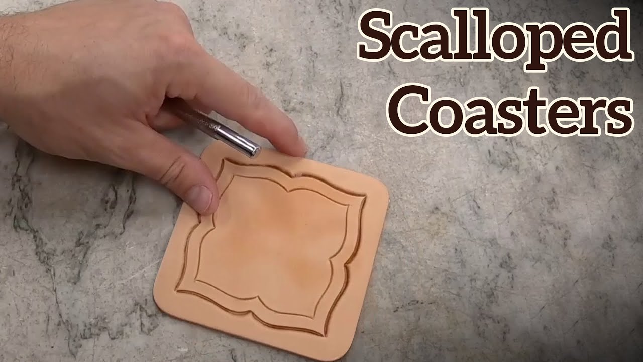 Scalloped Coasters with Free Pattern - Tips on Tooling - YouTube