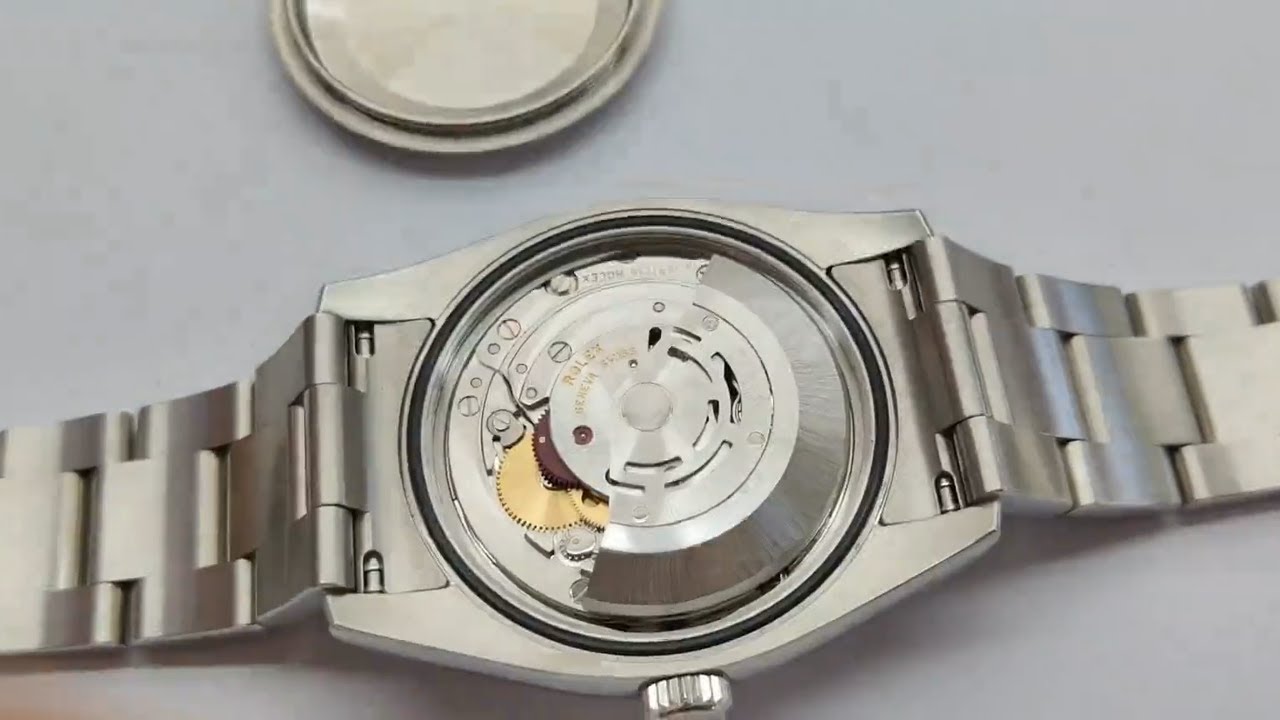 ROLEX watch CAL.3135 movement cleaning, oil lubrication & maintenance ...