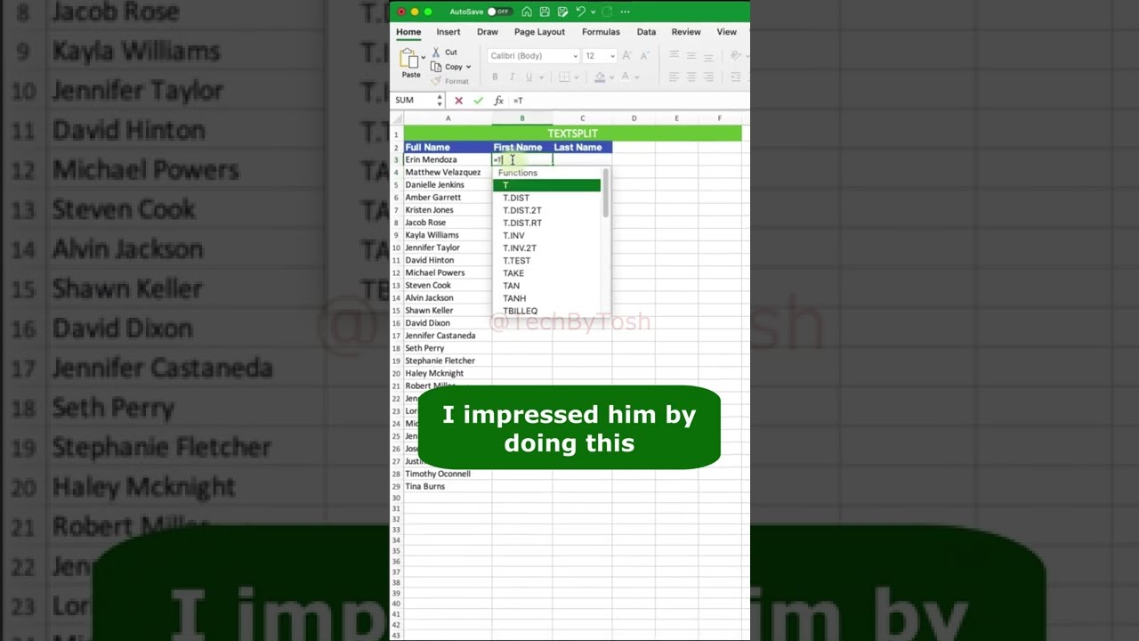 Separate Words In Excel With Ease TEXTSPLIT Function YouTube Separate Words In Excel With Ease TEXTSPLIT Function YouTube