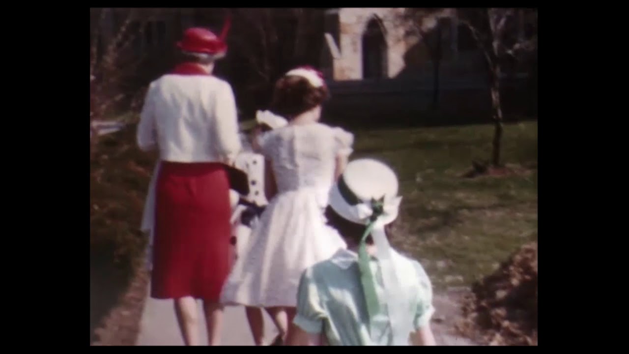 1962 04 A 171 Easter Sunday Carol on bike - YouTube