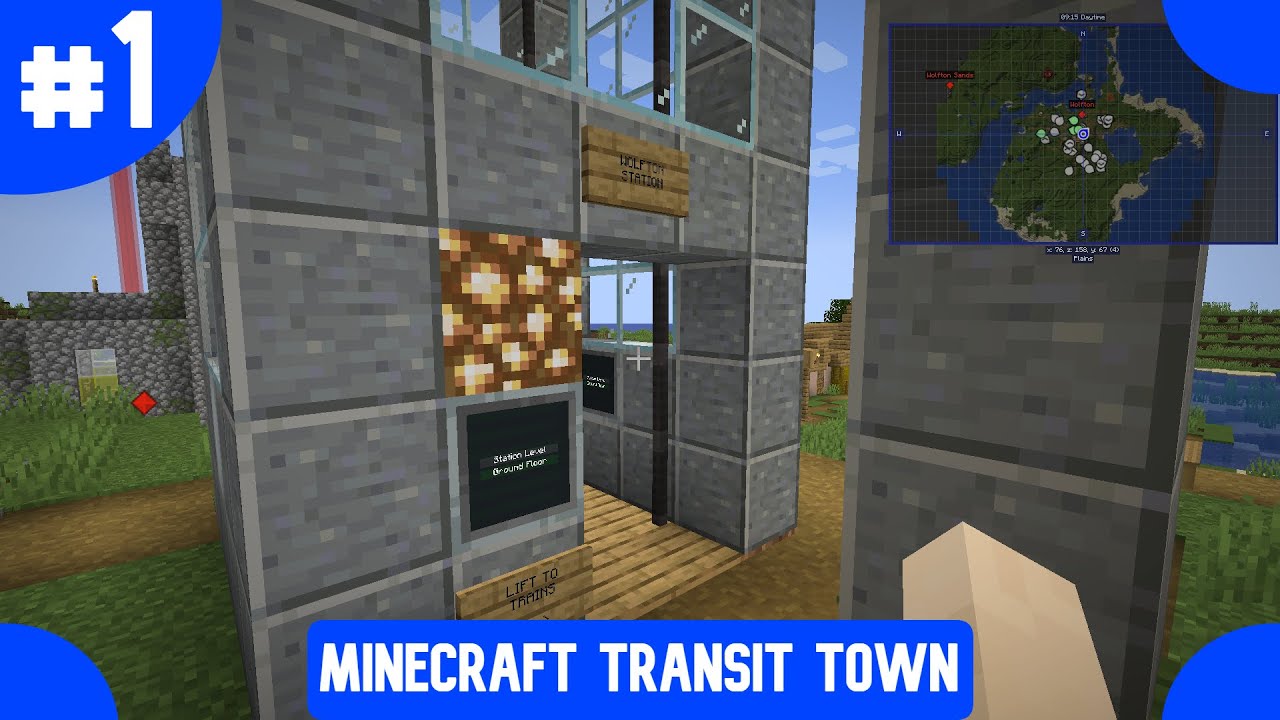 Minecraft Transit Town | Episode 1 - YouTube