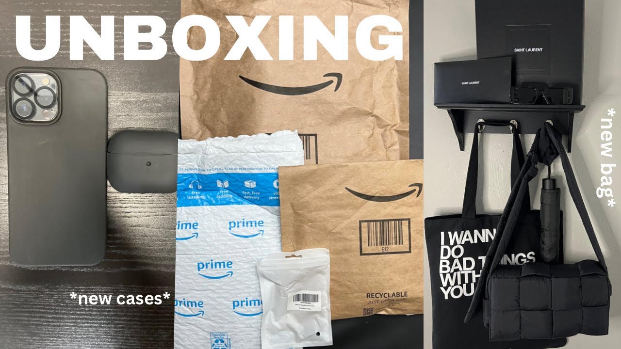 AMAZON UNBOXINGS + ROOM UPDATES + NEW BAG - YouTube