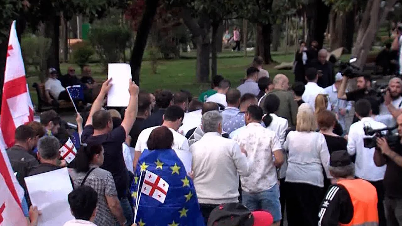არა რუსულ კანონს კი ევროპას საპროტესტო მსვლელობა ბათუმში Youtube