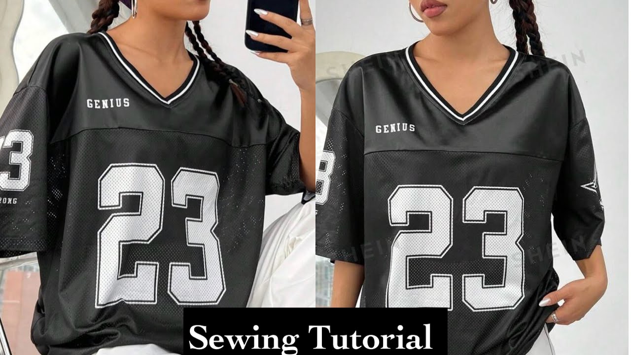 STREETWEAR:How To Make a Mesh Football Jersey|Tshirt Design |Sewing ...