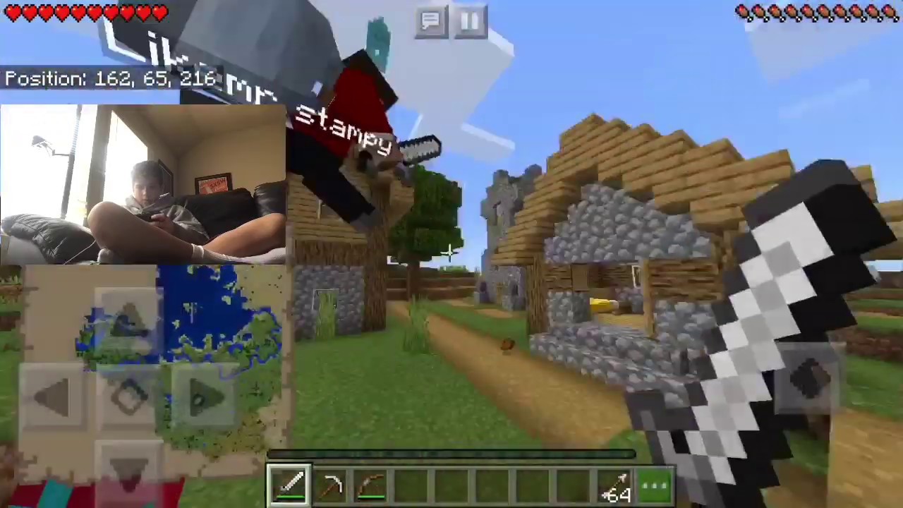 Minecraft 1v1 *first vid* - YouTube