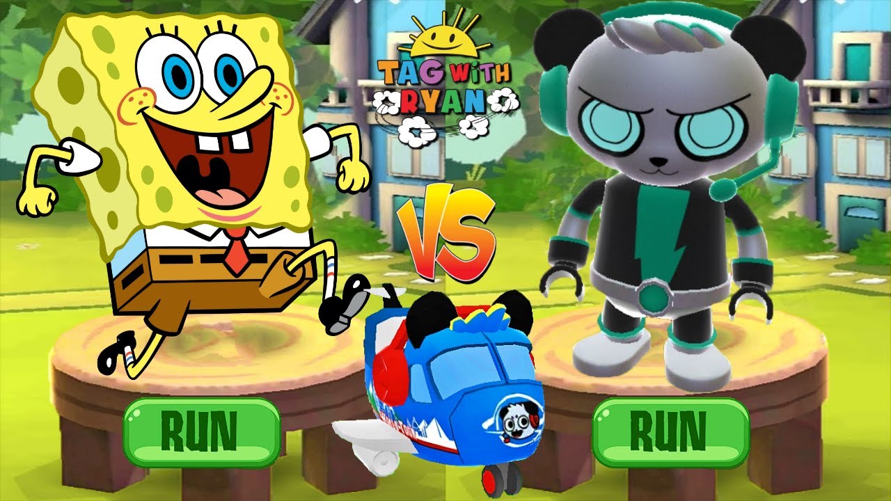 Tag with Ryan - SpongeBob SquarePants vs Spy Robo Combo Panda - All ...