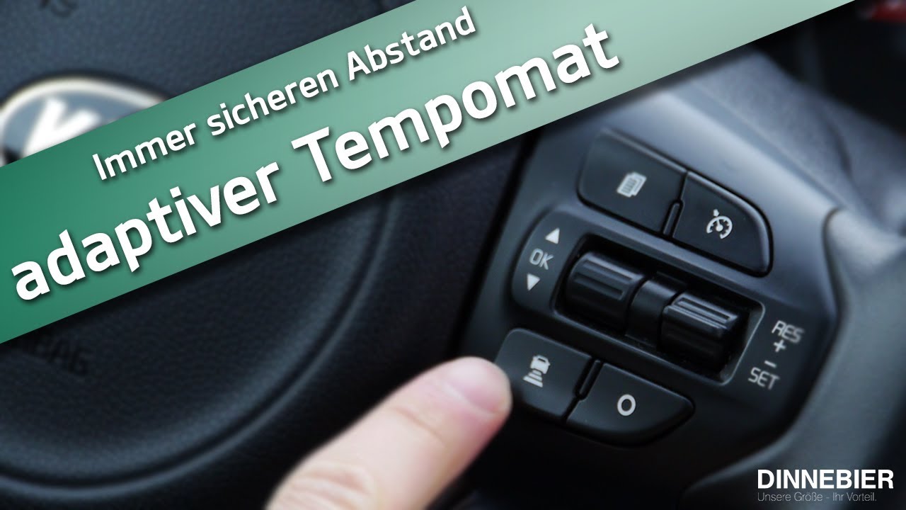 KIA Assistenzsysteme - adaptiver Tempomat im Sorento - YouTube