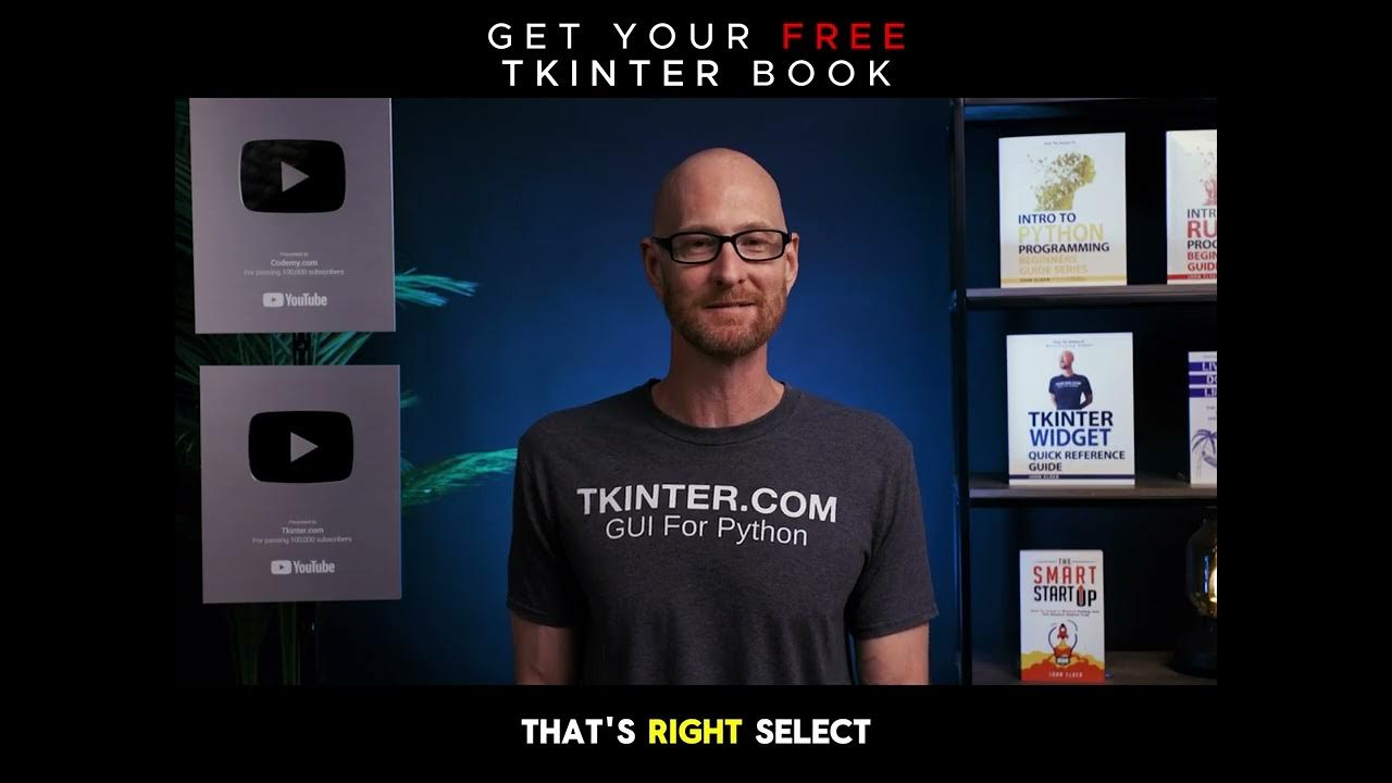 Free Tkinter Widget Quick Reference Guide Book - YouTube