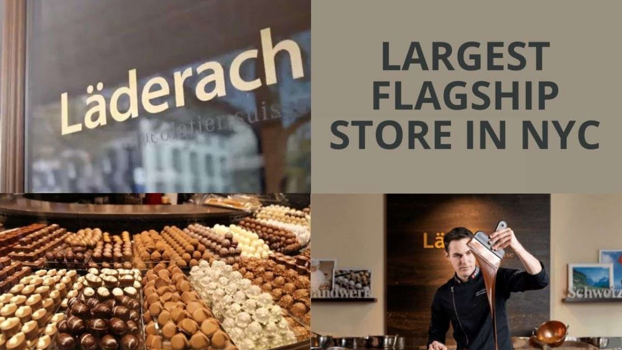 Laderach chocolaties Stisse central london oxford street - YouTube