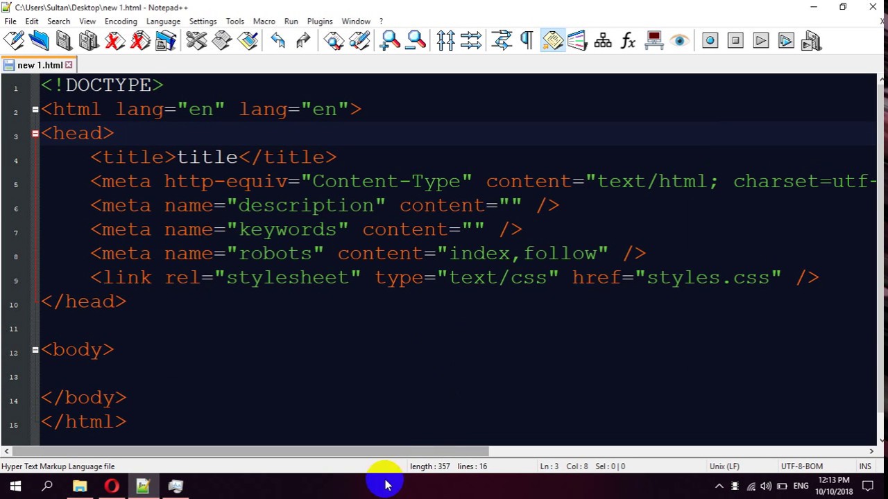 How To Enable Reduce Tab Bar In Notepad - YouTube