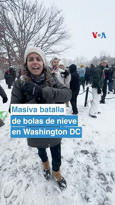 La batalla de bolas de nieve más famosa de Estados Unidos - YouTube
