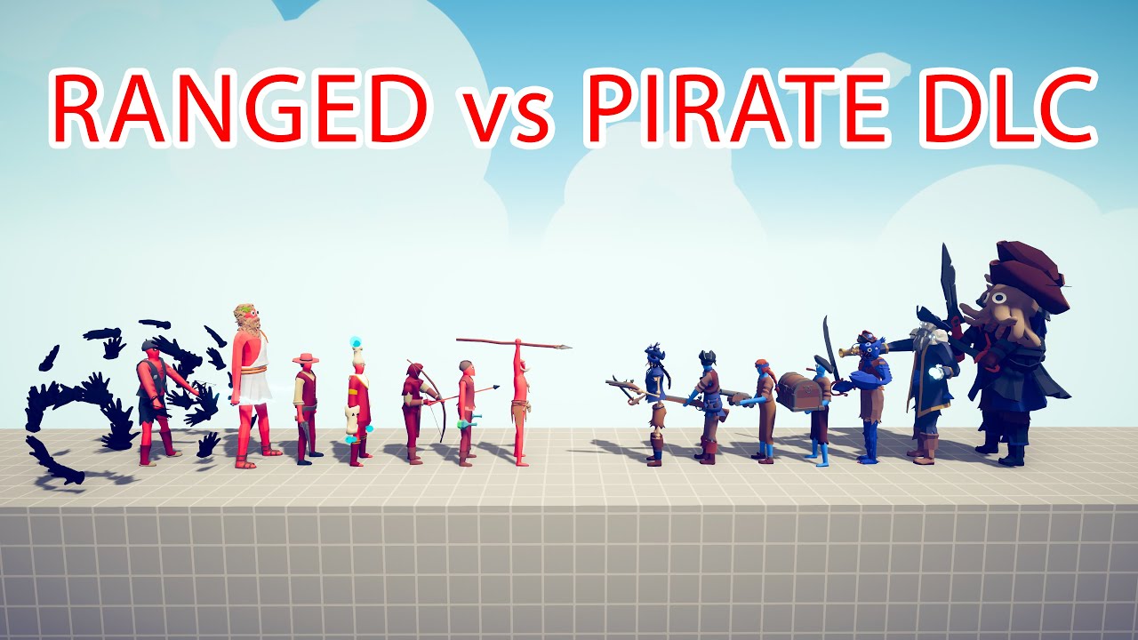 RANGED Team vs PIRATE DLC Team - Totally Accurate Battle Simulator TABS ...