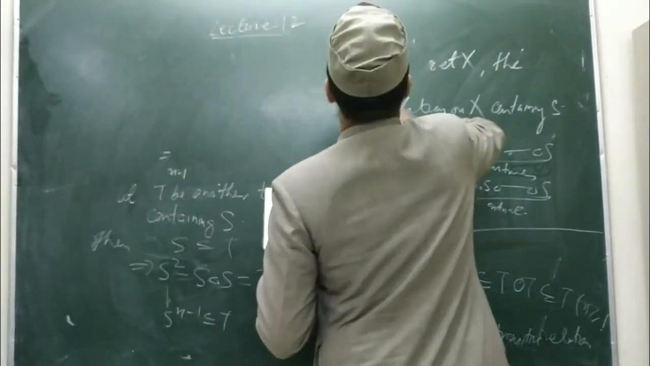 Semigroup theory lecture 12 first part - YouTube