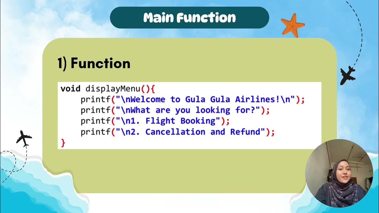 SECP1103-02 PROGRAMMING TECHNIQUES C : AIRLINES BOOKING SYSTEM - YouTube