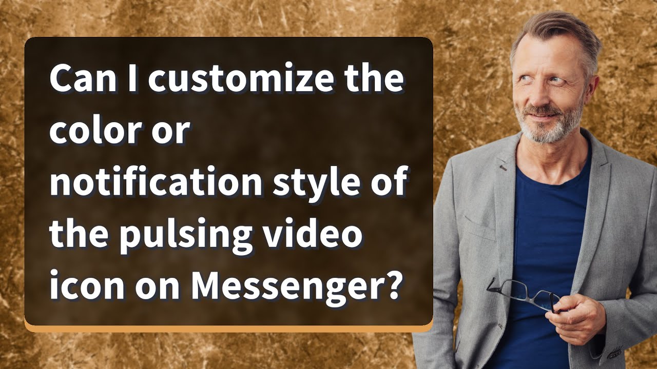 Can I customize the color or notification style of the pulsing video ...
