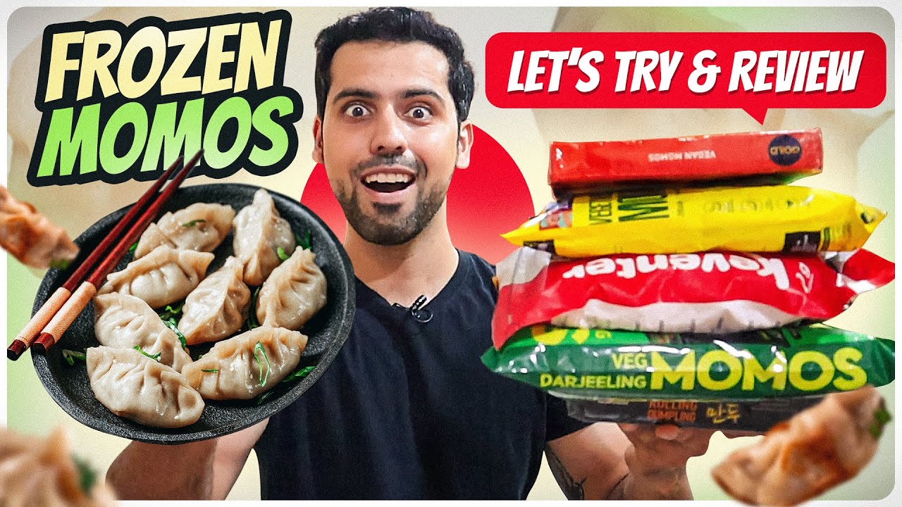 Trying and Reviewing all the Frozen Momos in the Supermarket 😍😍 - YouTube