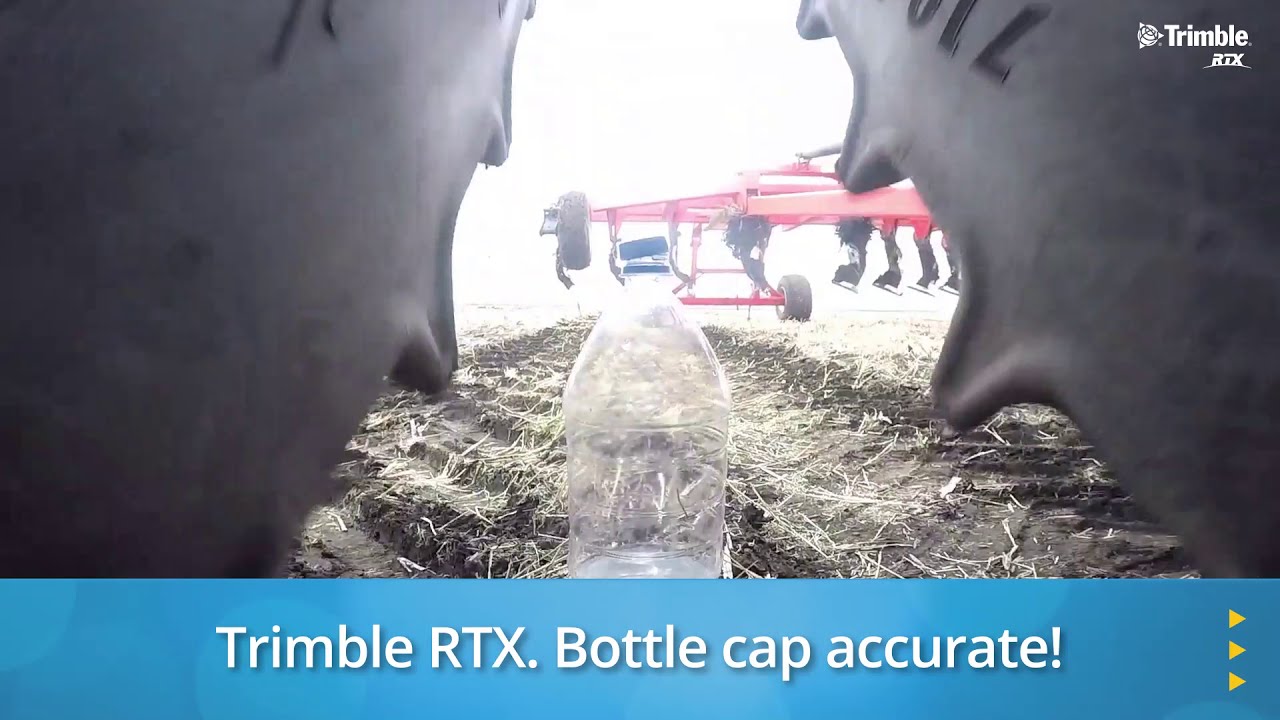 Bottle Cap Accuracy Field Test - Trimble RTX - YouTube