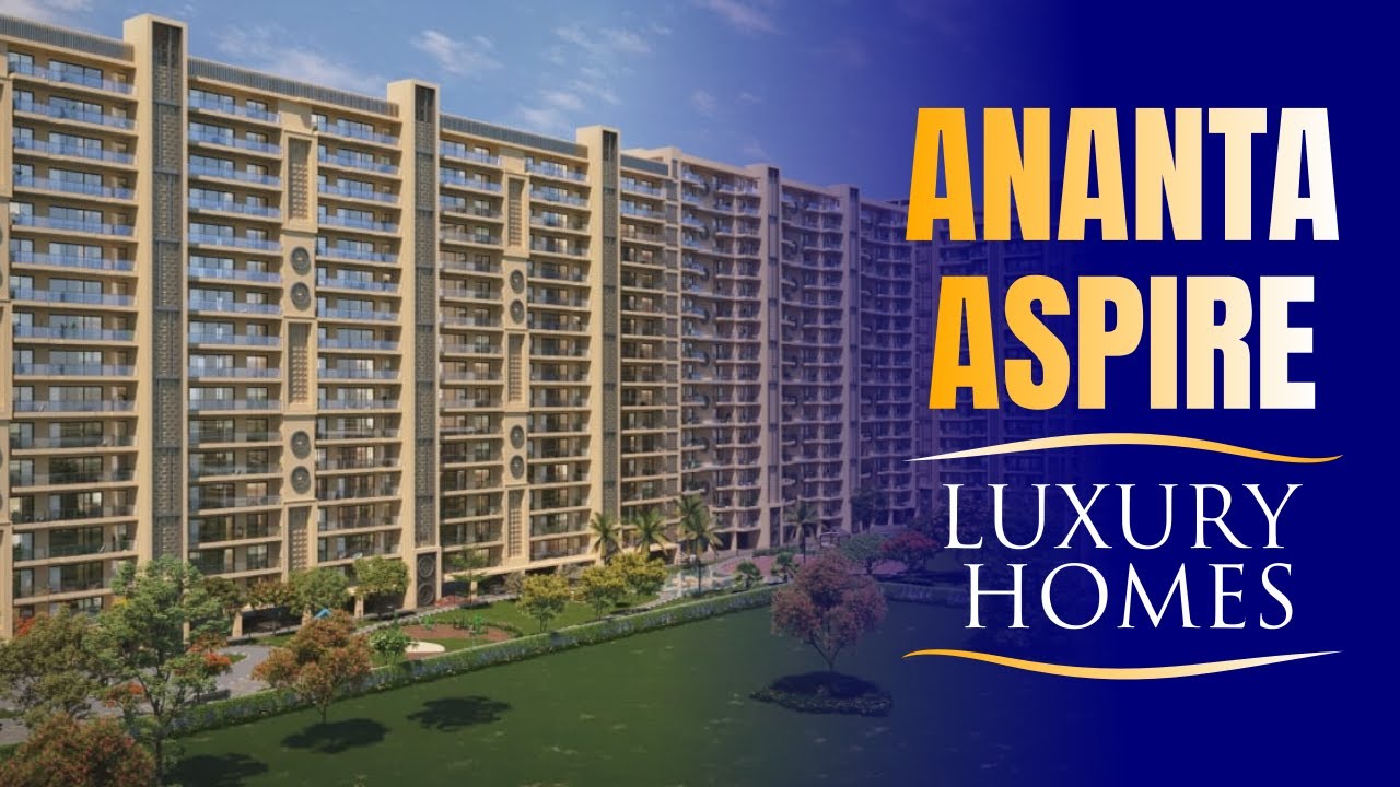 Inside Ananta Aspire | 4+1 BHK Luxury Apartment | Spacious & Elegant ...