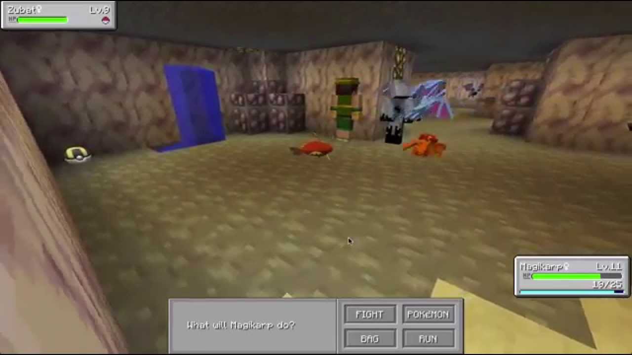 Minecraft: Pixelmon Water Blue ep: 3 - Mount Moon - YouTube