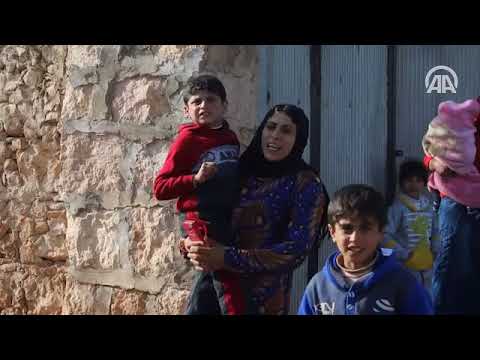 Afrinli kadınlar ÖSO'yu zılgıtlarla karşıladı