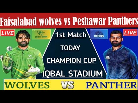 Faisalabad wolves vs Peshawar panther 1st Match Iqbal Stadium ...