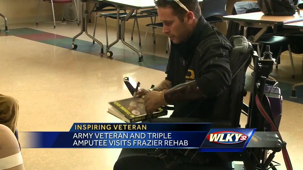 Triple amputee Army veteran inspires others - YouTube