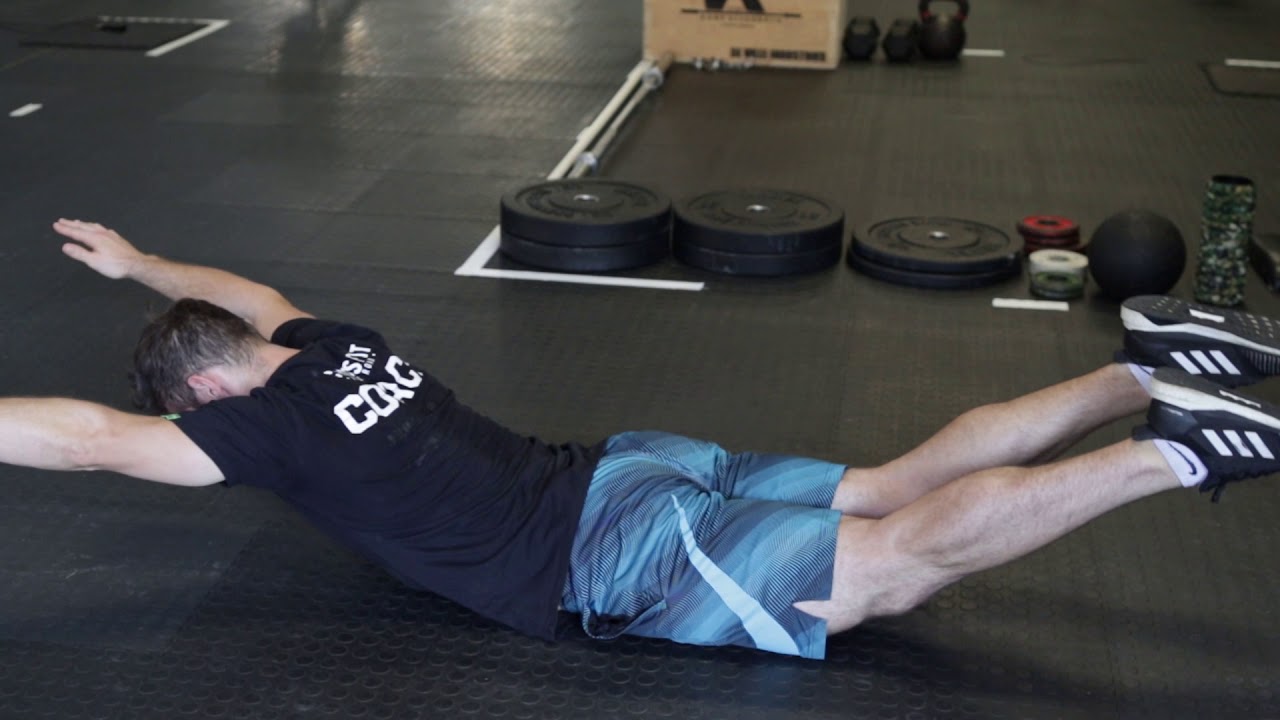 Prone Back Extension - YouTube