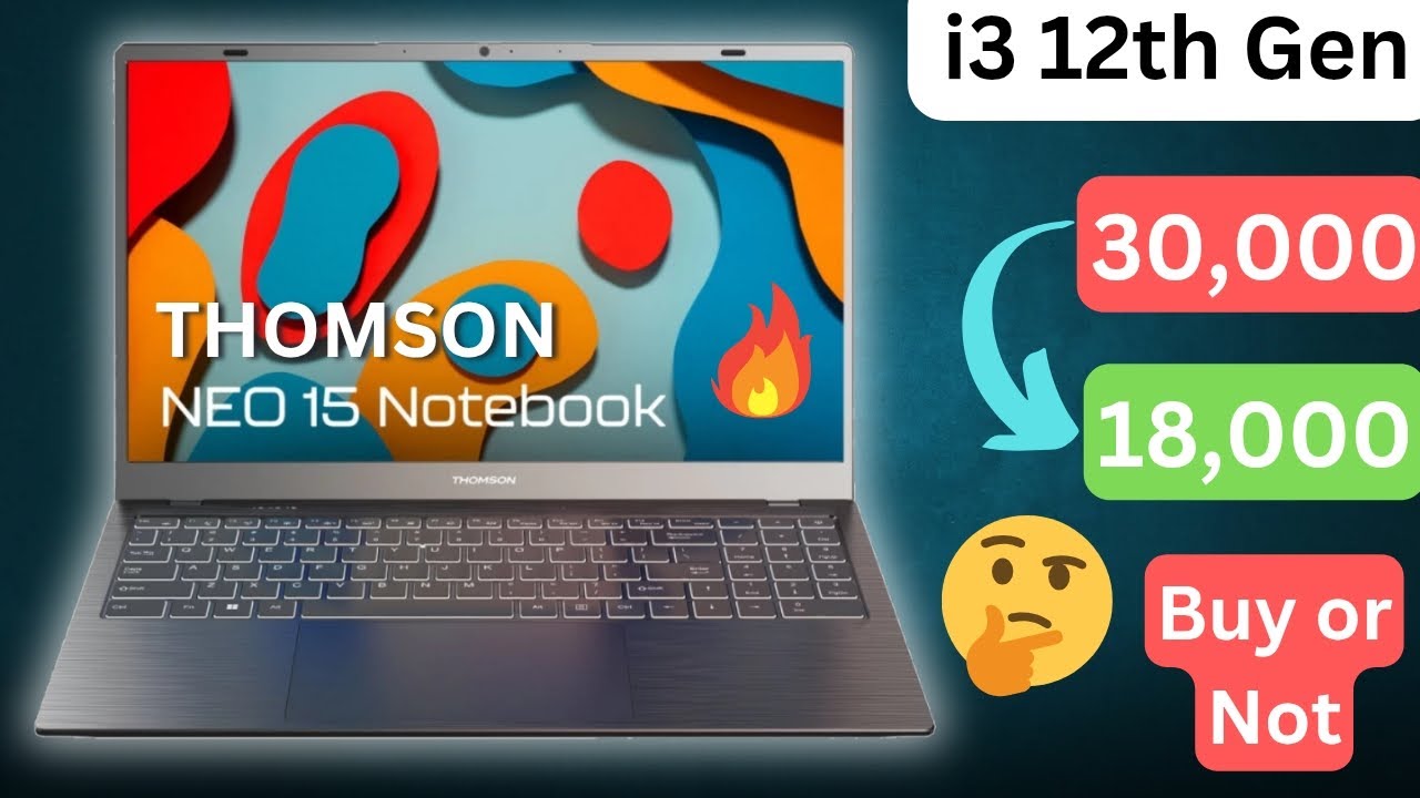 Thomson neo i3 12th gen laptop | best laptop under 25000 | cheapest i3 ...