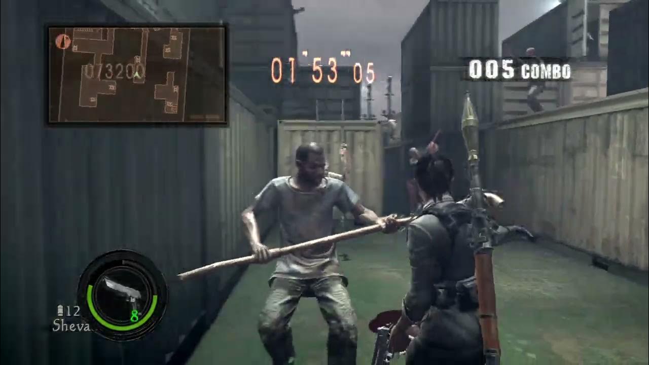 RESIDENT EVIL 5 [PS4] | The Mercenaries United - Solo "SS Rank" Ship Deck - Sheva (Business ...