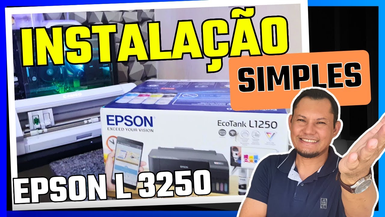 Como Instalar Impressora EPSON l3250 Com Cabo USB Para o Primeiro Uso ...