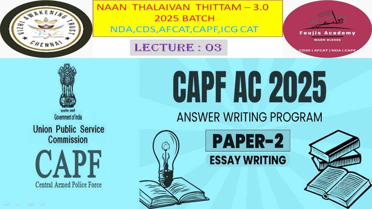CAPF Paper 2 | Essay Writing Strategy | #capf2025 | Types of Essay ...