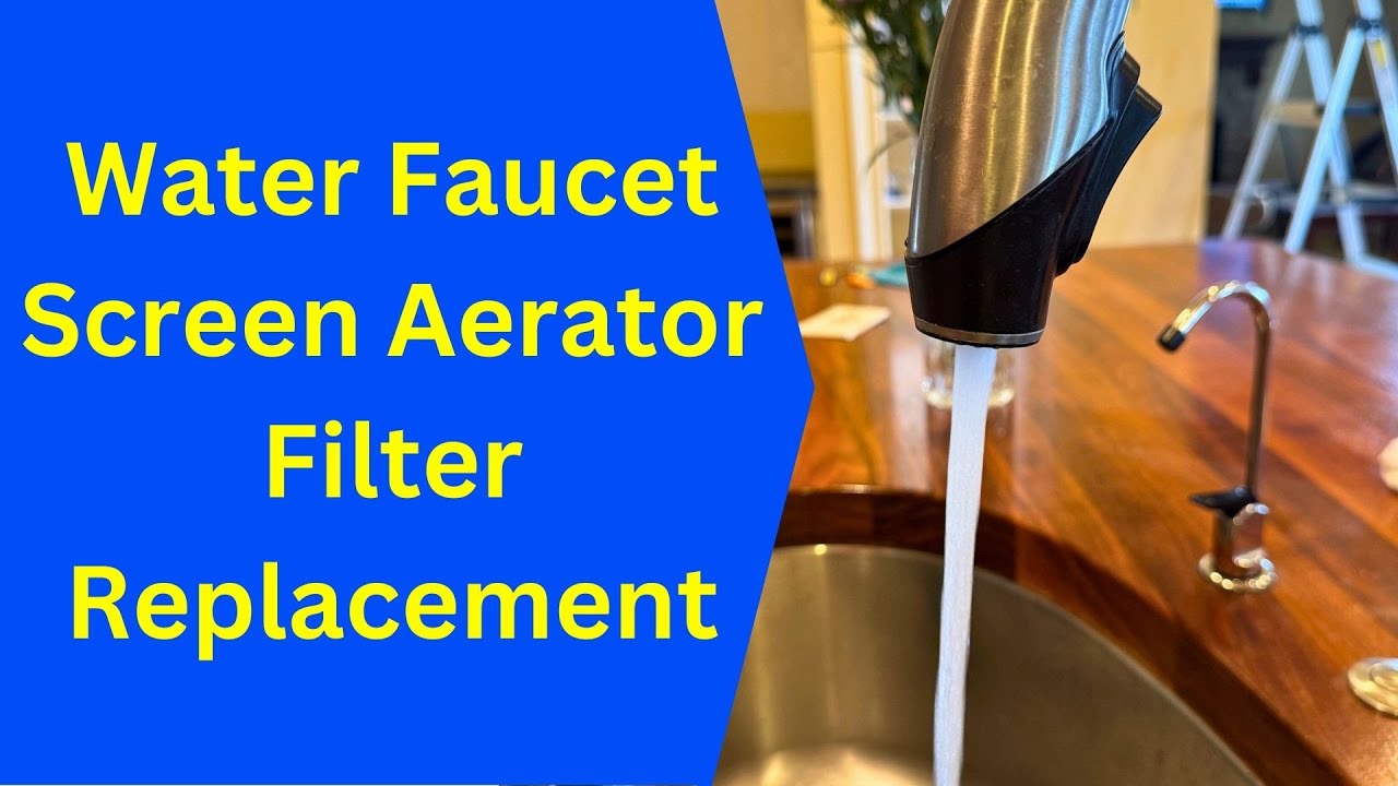 Water Faucet Screen Cache Aerator Replacement - YouTube