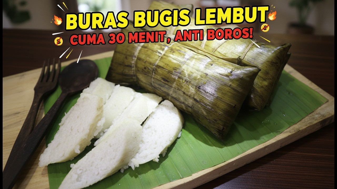 CARA MEMBUAT BURAS BUGIS , CUKUP DIREBUS 30 MENIT SAJA - YouTube