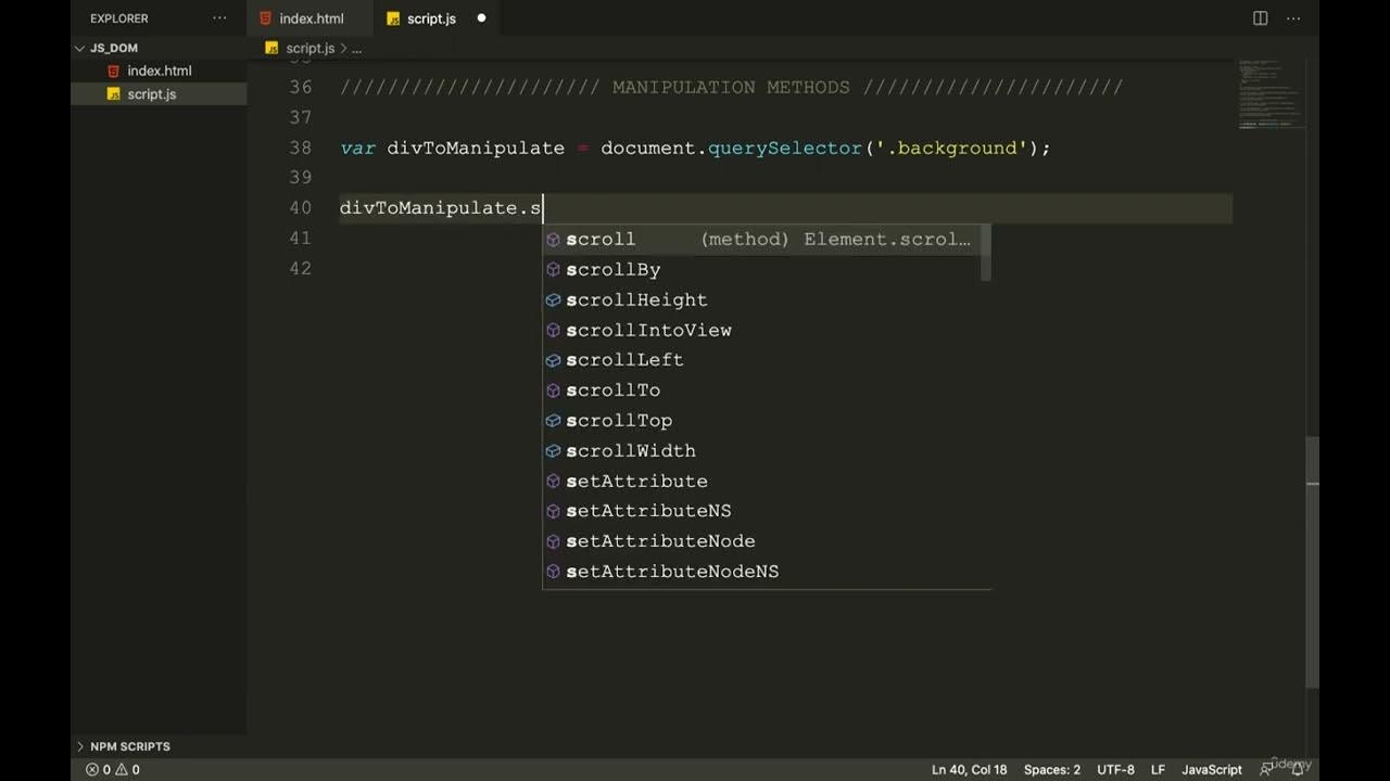 5 Javascript Manipulation Methods (JAVASCRIPT DOM) TUTORIAL FOR ...