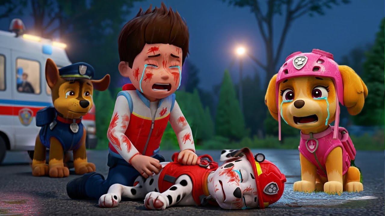 PAW Patrol: The Movie Paw Patrol : Ryder go to Rescue Marshall, Chase ...