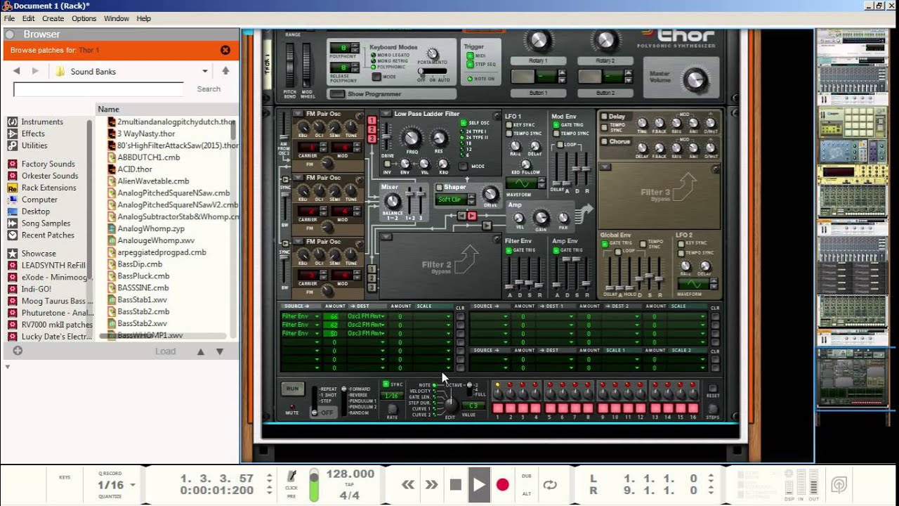 How To Make Video Game FM Sounds In Reason - YouTube