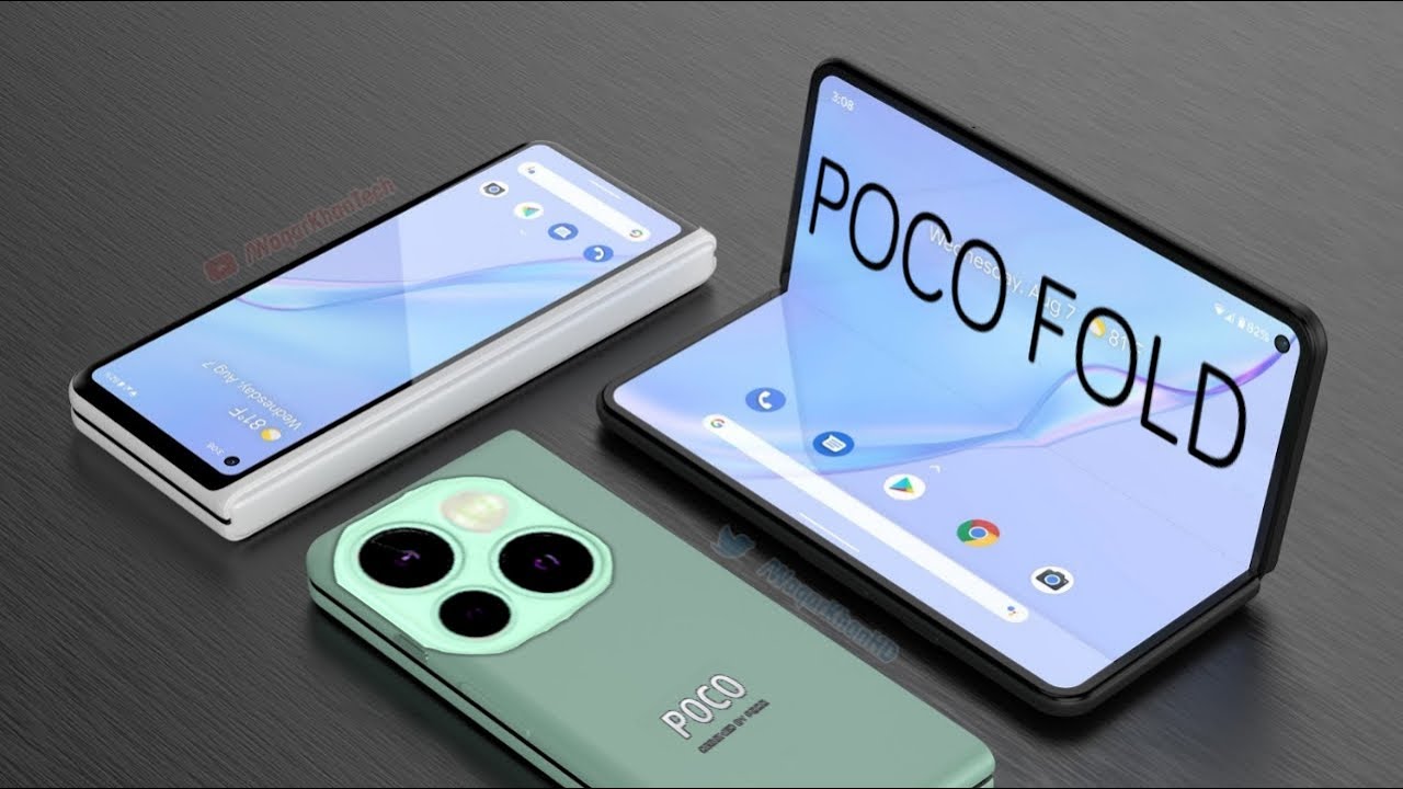 POCO FOLD 9000 mah Battery, 144 hz, 1024 ROM UFS, 20 GB RAM - YouTube