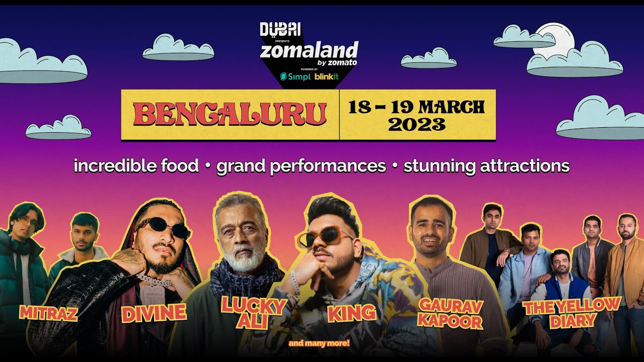 King's Entry Zomaland | Zomato 2023 | Bangalore | Concert - YouTube
