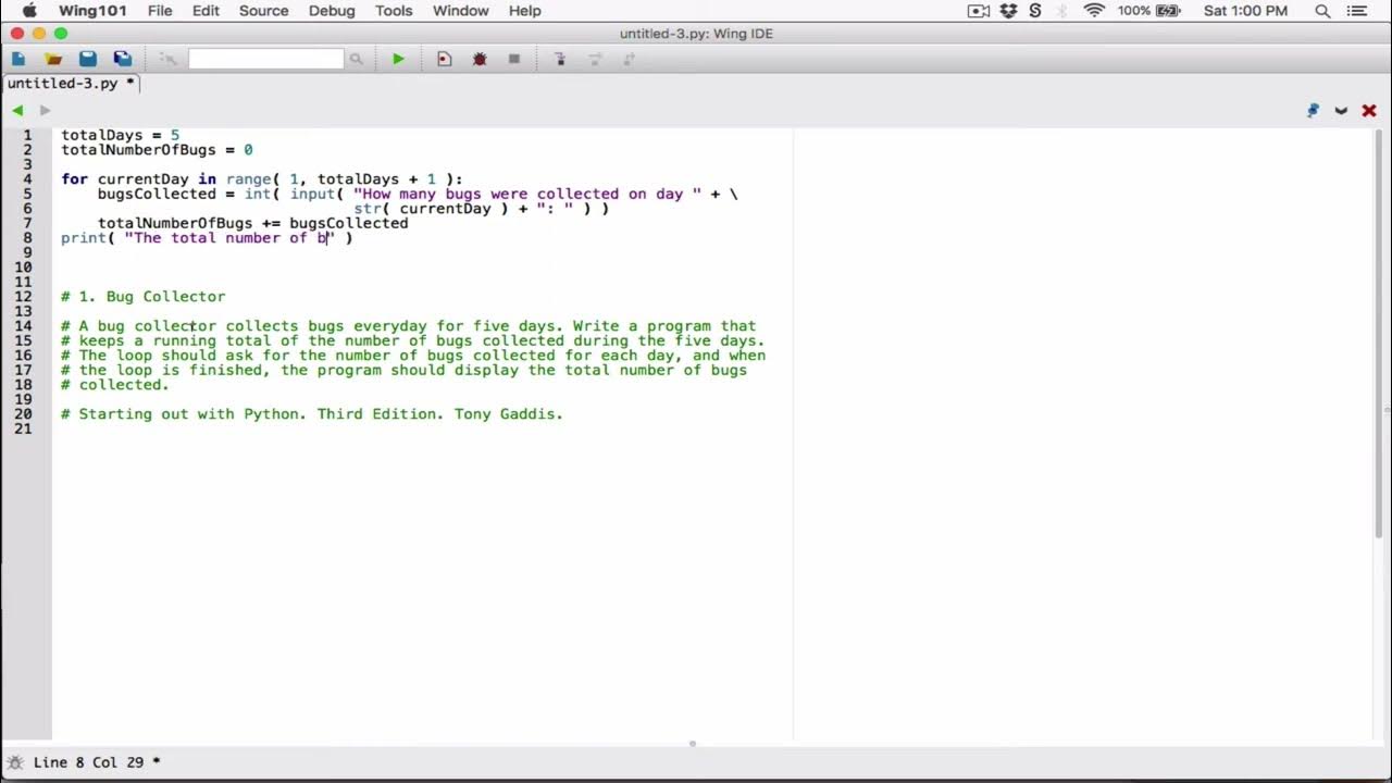41 Bug Collector Python Youtube