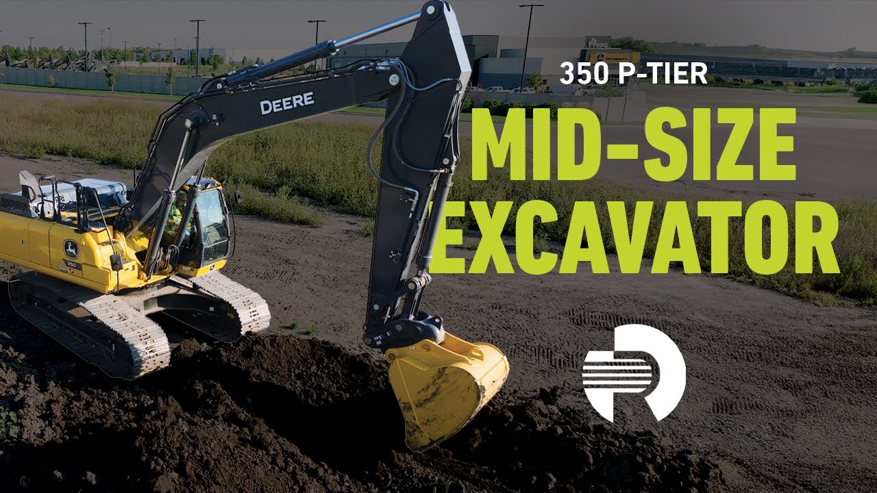 Product Review of the John Deere 350 P-Tier Excavator - YouTube