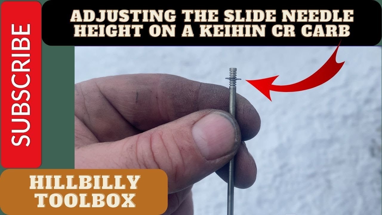 Yamaha 2005 YFZ 450 Lean condition - Adjusting the slide needle height ...