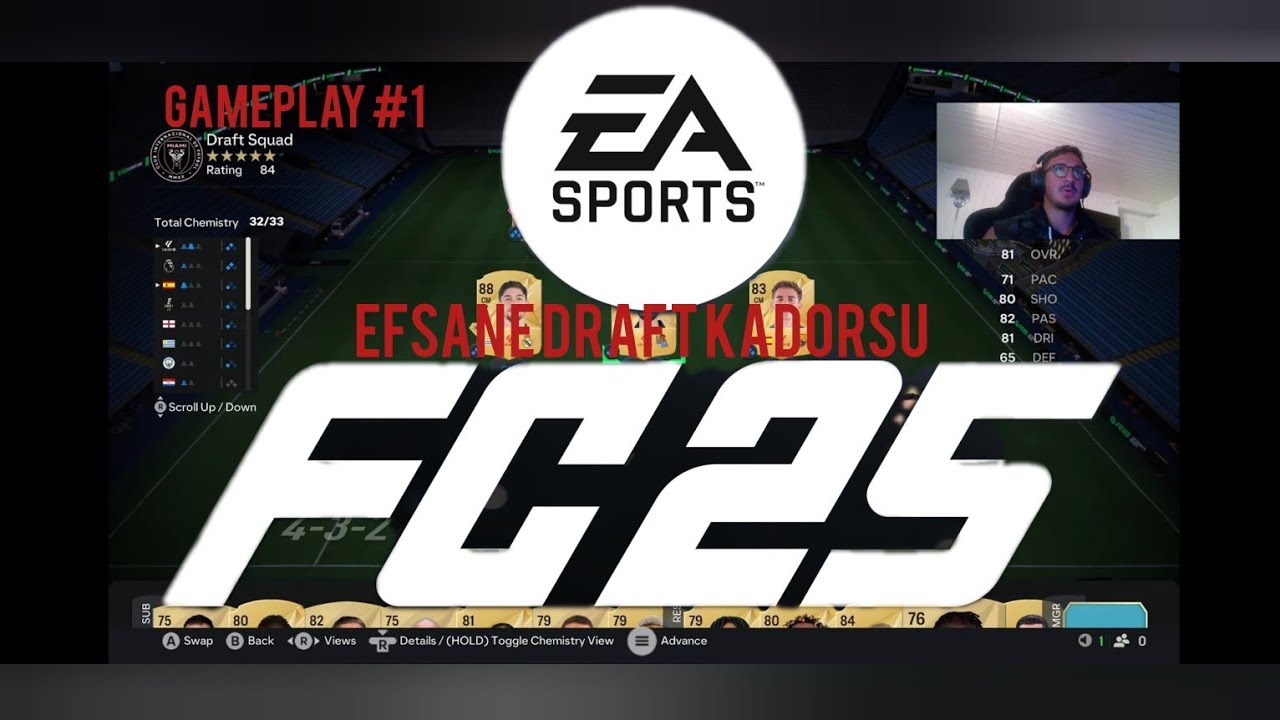 FC25 Draft Maceramiz// Turkce Gameplay #fc25 #fifa #fifa25 #futbol #fut ...